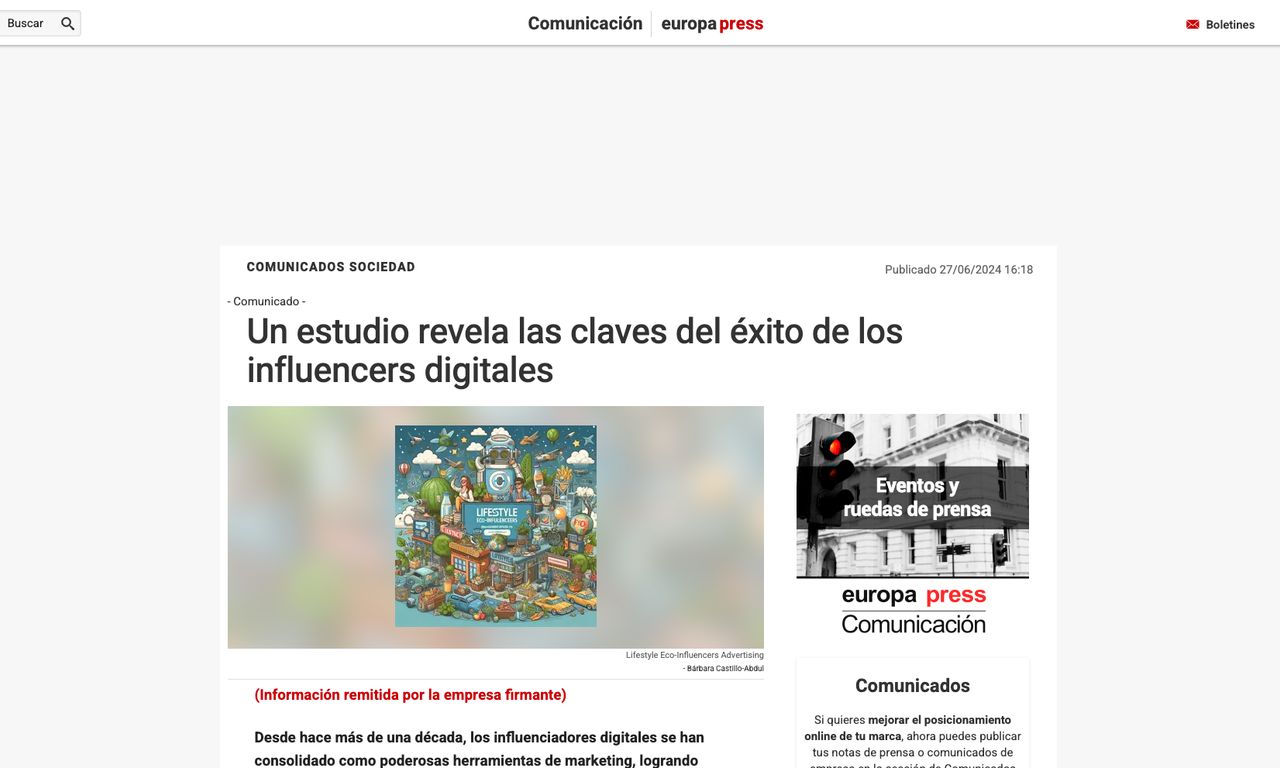 Un estudio revela las claves del éxito de los influencers digitales