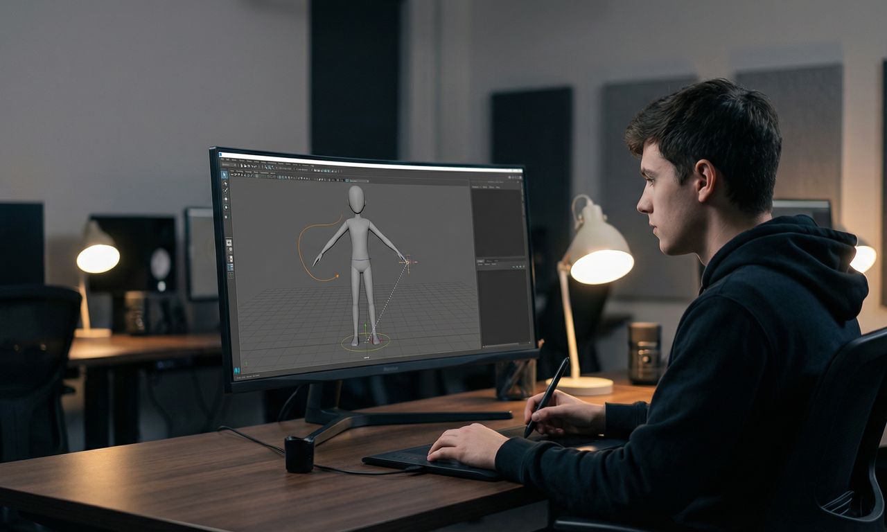 IK vs FK en animación 3D: cuándo usar cada una | UDIT