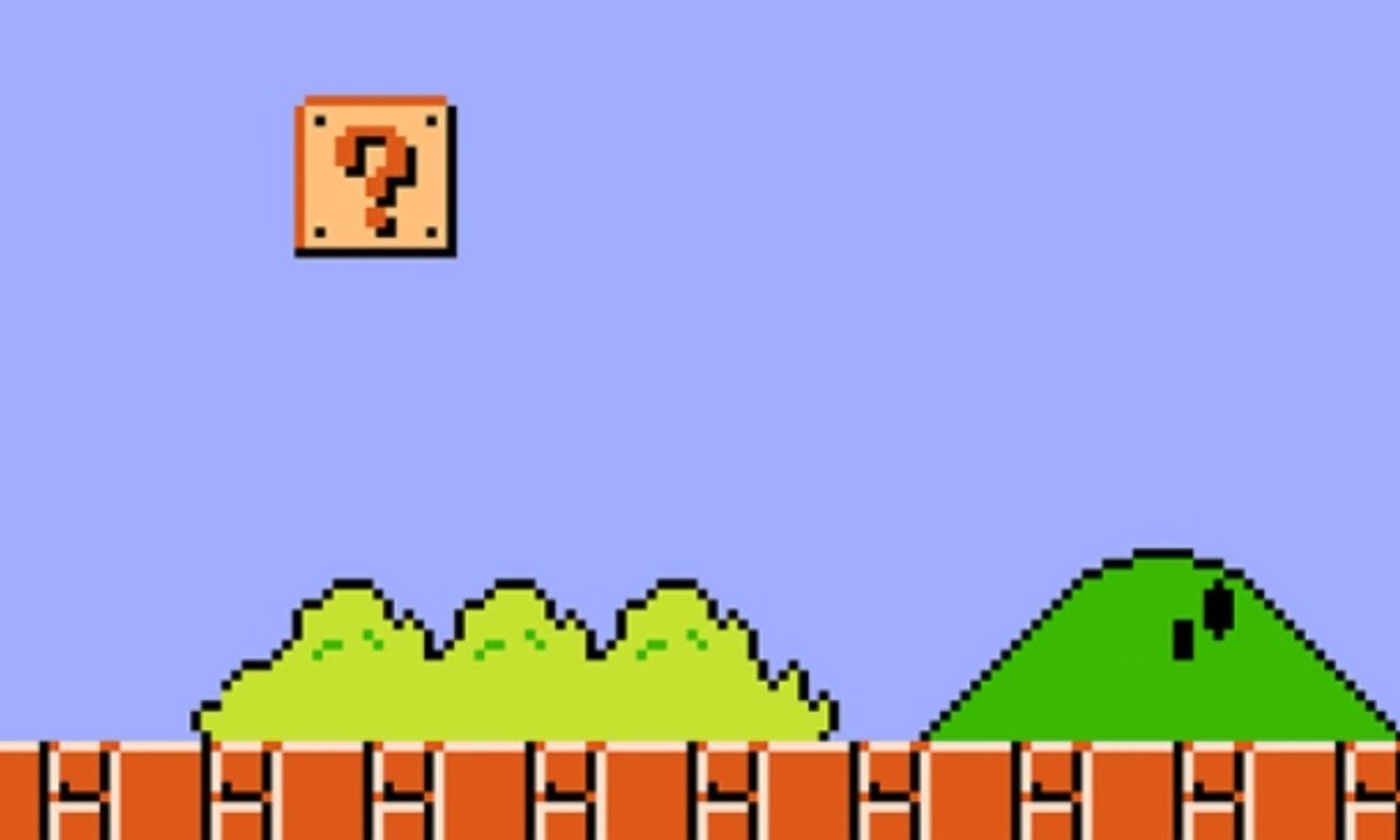 Jumping between levels in Super Mario Bros
